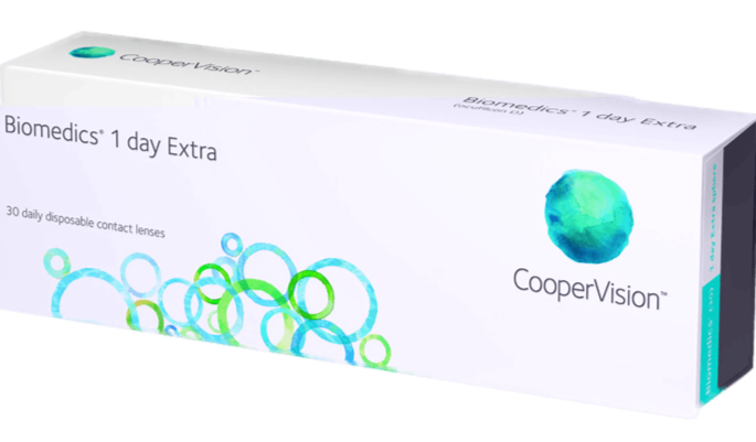 Coopervision Biomedics 1 Day Extra 30-pack – Netlens.com
